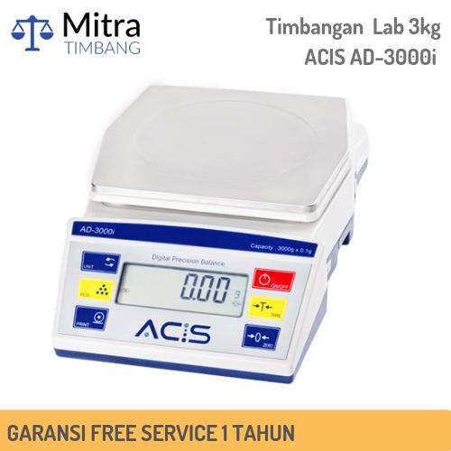 Jual Timbangan Lab Digital 3kg x 0,1g ACIS / AD-3000i PRECISION SCALE ...