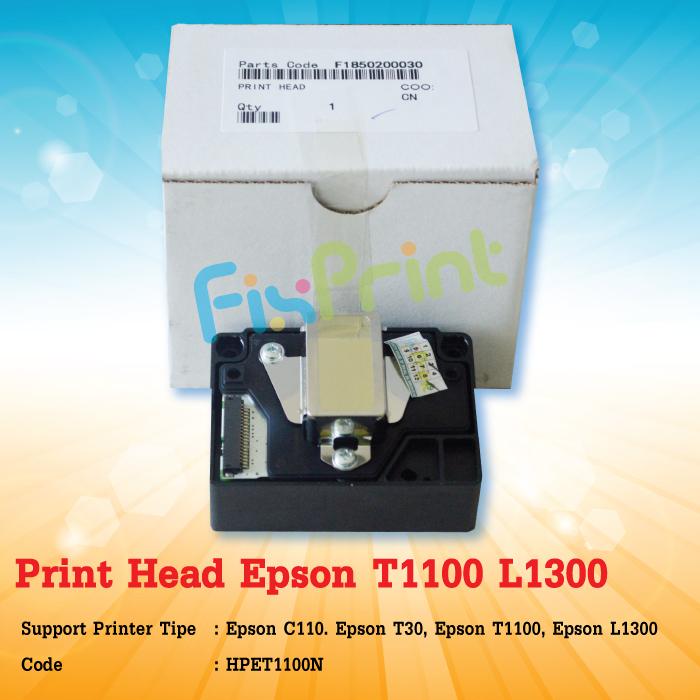 Jual Print Head Printer Epson L1300 T1100 T30 C110 Original Printhead ...