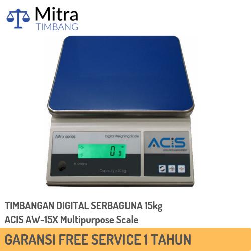 Jual Timbangan Digital Serbaguna 15kg ACIS / AW-15X MULTIPURPOSE SCALE ...