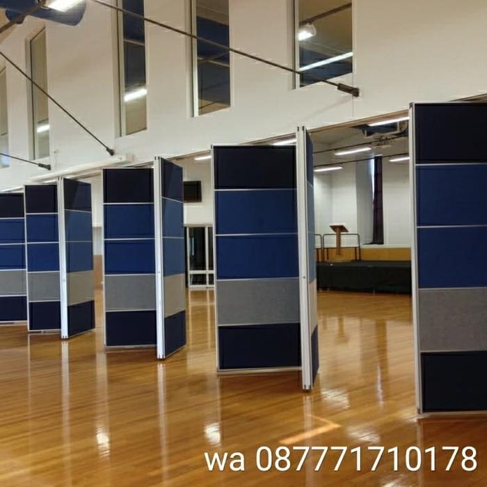 Jual movable partisi pintu sliding penyekat ruangan sliding glass ...