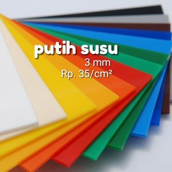 Jual AKRILIK LEMBARAN PUTIH SUSU 3 mm - Kab. Tegal - D' shop ASC | Tokopedia