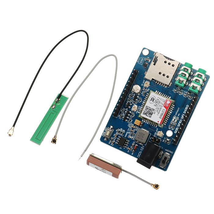 Jual SIM868 GSM GPRS GPS 3 In 1 Module With Antenna For Arduino - Kab ...