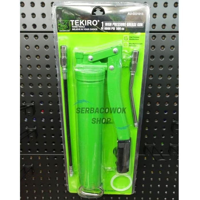 Jual Tekiro Hand Grease Gun 500 CC High Pressure Gun Pompa Gemuk Tangan ...