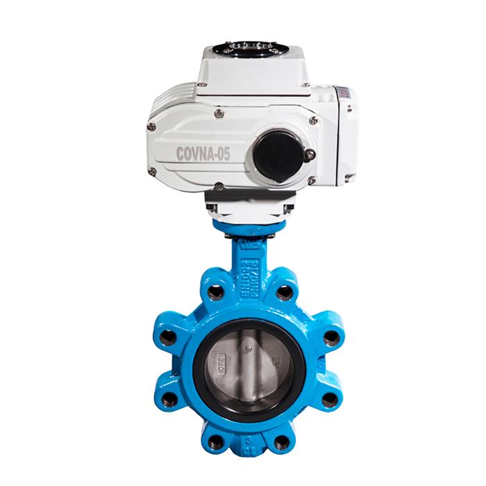 Jual ANSI 12 inch Lug Type Motorized Butterfly Valve Modulating 4-20mA ...