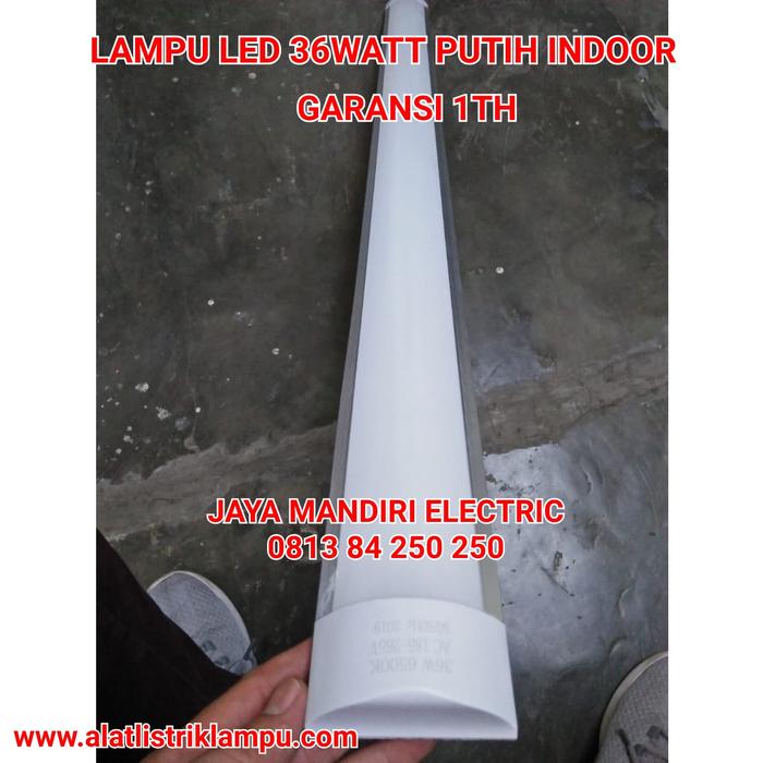 Jual KAP LAMPU TL LED INDOOR 36 WATT PUTIH 36W 36WATT IP45 PLAFON LAMP ...