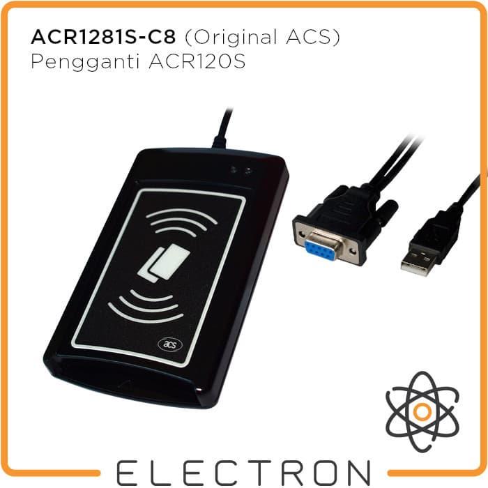 Jual ACR1281S-C8 ACR120S ISO 14443 13.56MHz RFID Reader Writer ACR120 ...