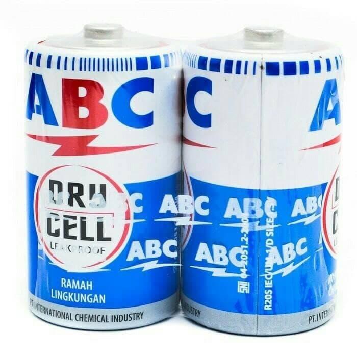 Jual BATERAI/BATRE/BATRAI ABC BIRU BESAR R20S R20 S / D GROSIR MURAH ...