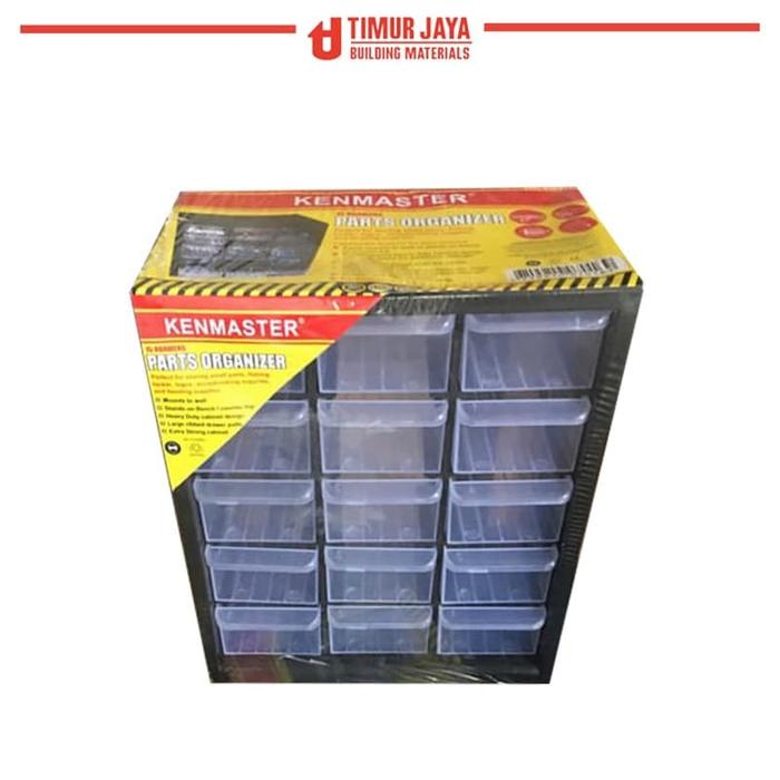 Jual Rak komponen 15 slot ( partisi ) / kotak spare part Merk Kenmaster ...