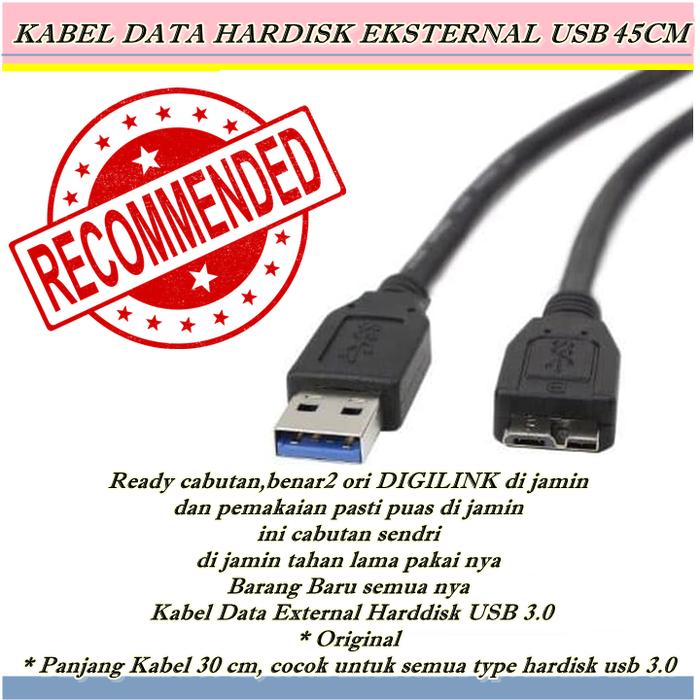 Jual KABEL DATA HARDISK EKSTERNAL / EXTERNAL USB 3.0 HDD EXTERNAL FULL ...