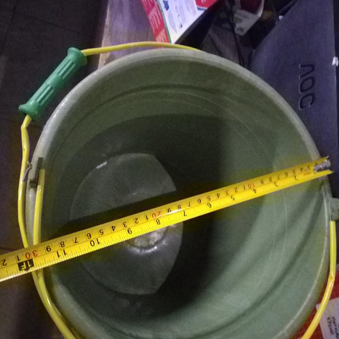 Jual ember plastik untuk cor atau ember cor ukuran besar diameter 30cm ...