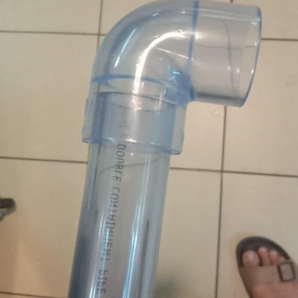 Jual Pipa pvc bening / Pipa PVC Transparan / pipa pvc clear 3/4" (inch ...