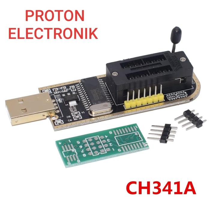 Jual Alat Flash bios IC CH341 CH341A USB Programmer memory eprom TV ...