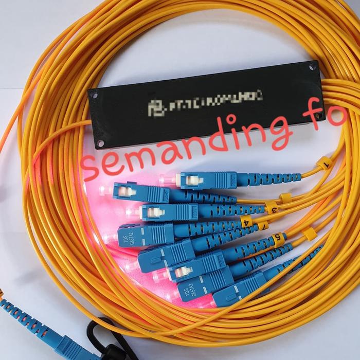 Jual Passive splitter pasif spliter 1 - 8 SC UPC mini modular fiber ...