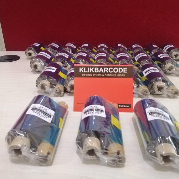 Jual CARBON RIBBON BARCODE UKURAN 80 X 100 METER ( PREMIUM / EXC WAX ...