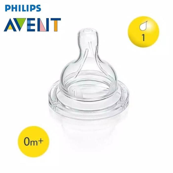 Jual Philips Avent Dot Classic Flow Teats 0m+/ 1m+/ 3m+/ 6m+ | Dot ...