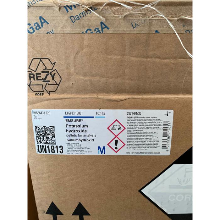 Jual Potassium Hydroxide 105033 Merck 1kg - Kota Bekasi - KimiaKilat ...