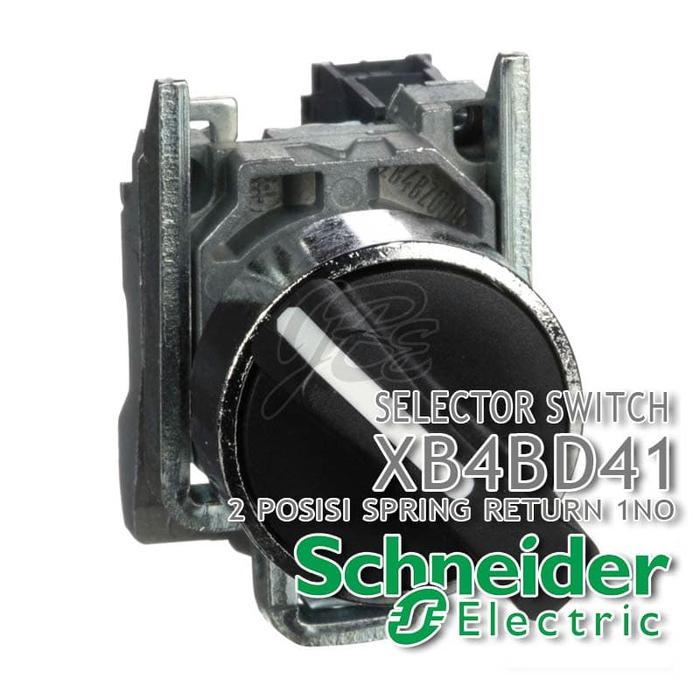 Jual Selector Switch Besi Tipe 2 Posisi Spring Return Schneider XB4BD41 ...