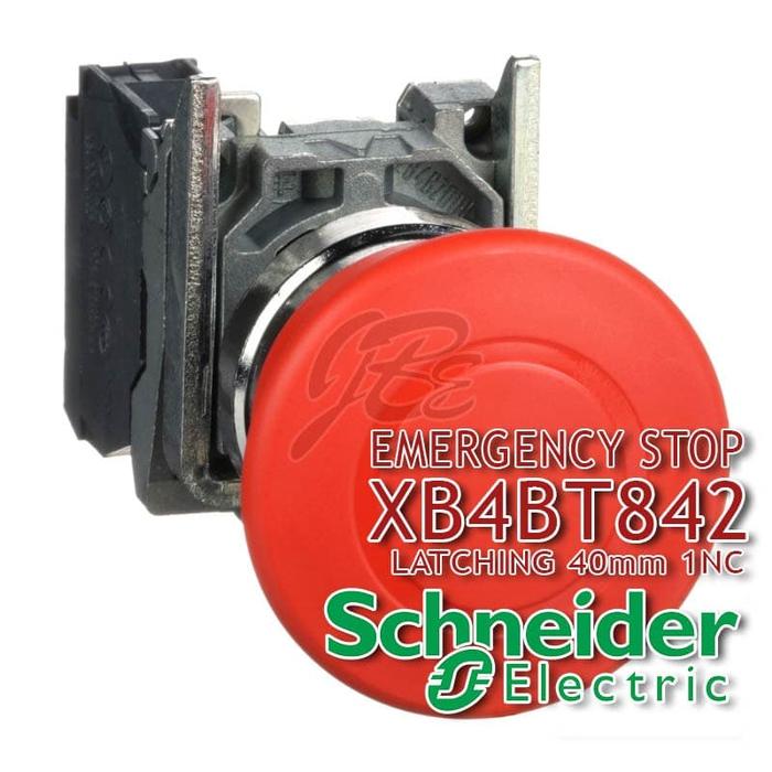 Jual Emergency Stop Besi Schneider Tipe Latching XB4BT842 - Jakarta ...