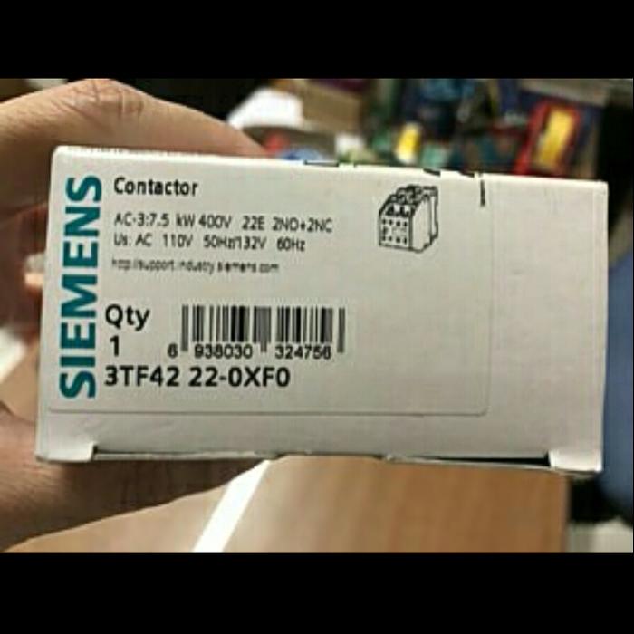 Jual Contactor / Kontaktor Tipe 3TF42-22 110V Merk Siemens - Jakarta ...