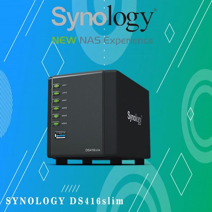 Jual SYNOLOGY NAS DiskStation DS416slim ORIGINAL DAN BERGARANSI RESMI ...