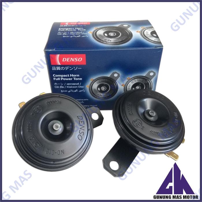 Jual Klakson Denso 12V Horn Piring Disc Stereo Mobil Bel 12 V 1 Set ...