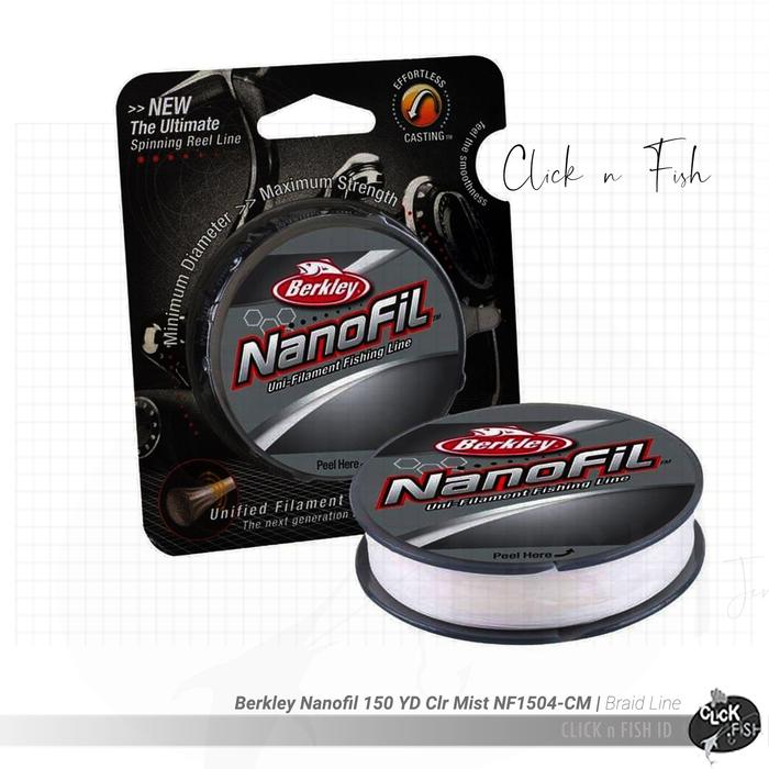 Satisfied shopping Berkley Nanofil 150yd Clear Mist Superline Fast ...