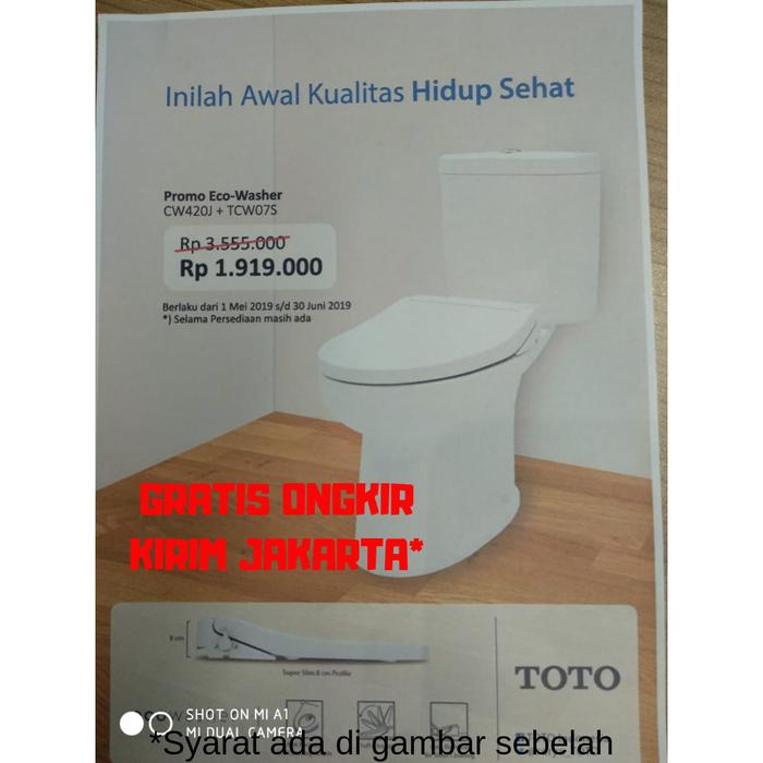 Jual Kloset toilet TOTO CW420J with ECO-Washer - Jakarta Barat - Depo ...