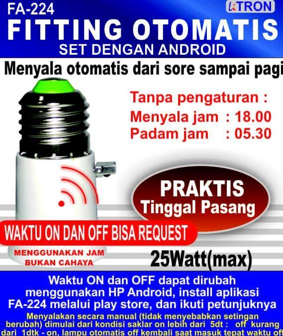 Jual Fitting Lampu Otomatis berdasarkan waktu, Saklar Waktu, Saklar ...