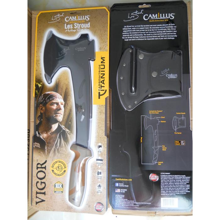 Jual KAPAK KAMPAK AXE CAMILLUS LES STROUD HATCHET CARBONITRIDE TITANIUM ...