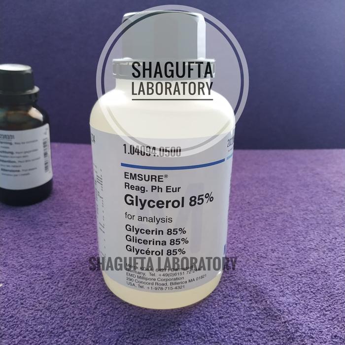 Promo Glycerol 85% Pro Analis Merck 500mL / Glycerin / Gliserol - Kab ...
