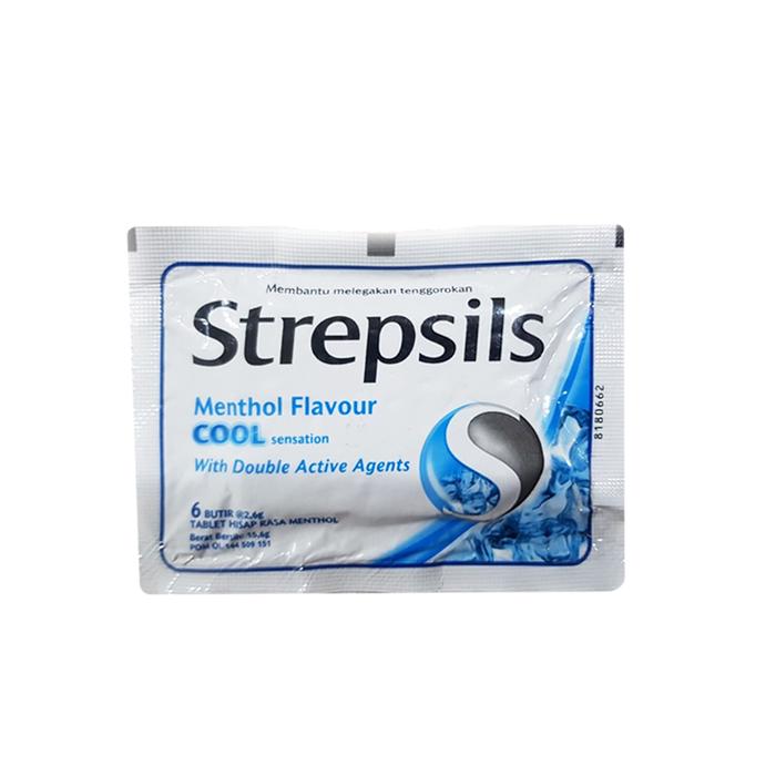 Jual Strepsil Cool Pouch 6 Lozenges / PERMEN MINT / PELEGA TENGGOROKAN ...