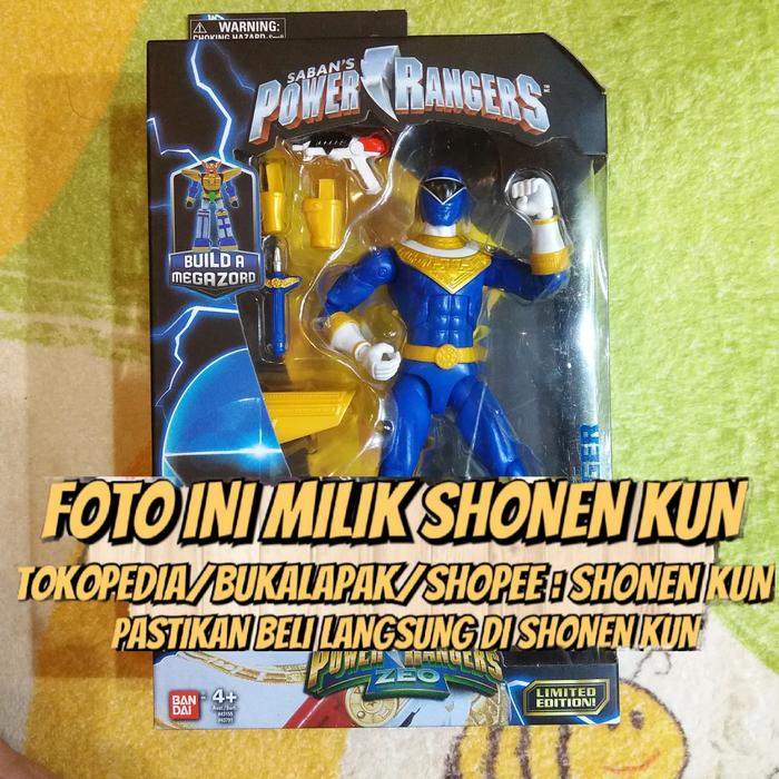 Jual LEGACY POWER RANGERS RANGER ZEO BLUE BIRU SHF SIZE BANDAI ...