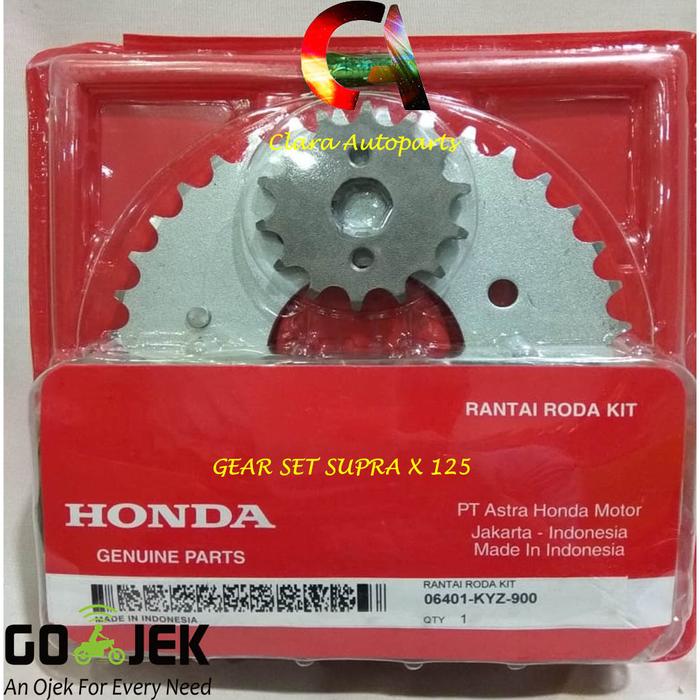 Jual GEAR SET SUPRA X 125 HELM IN KYZ GIR SET 125 HELM IN RANTAI RODA ...