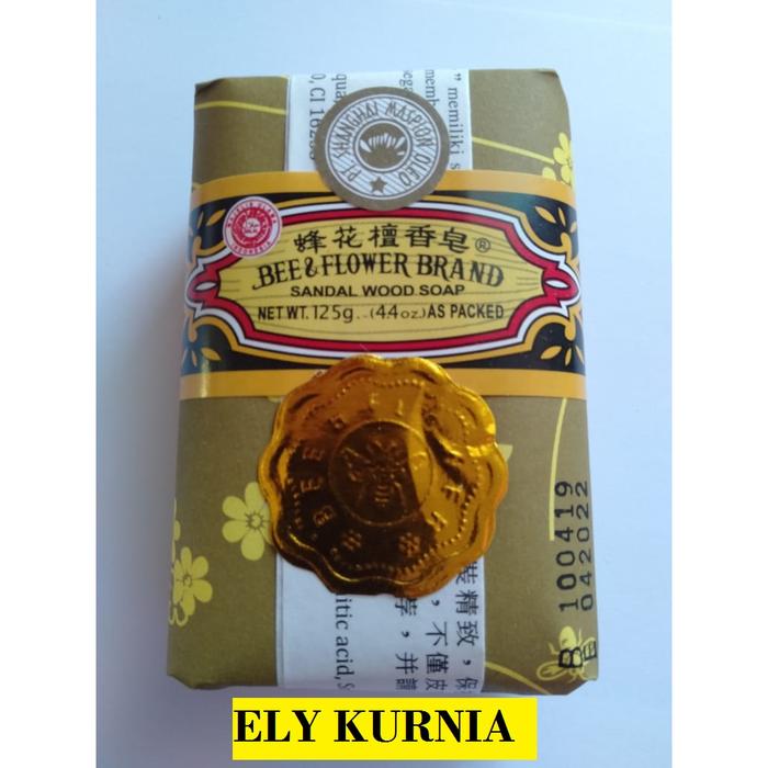 Jual Sabun Tawon Bee & Flower Brand 125 gr Original / Sandal Wood Soap ...