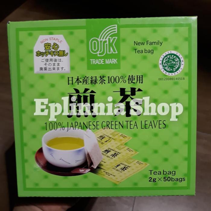 Jual OSK Japanes Green Tea 100 gr - Teh Hijau Celup Japan (50sachet x 2gr) - Jakarta Timur ...