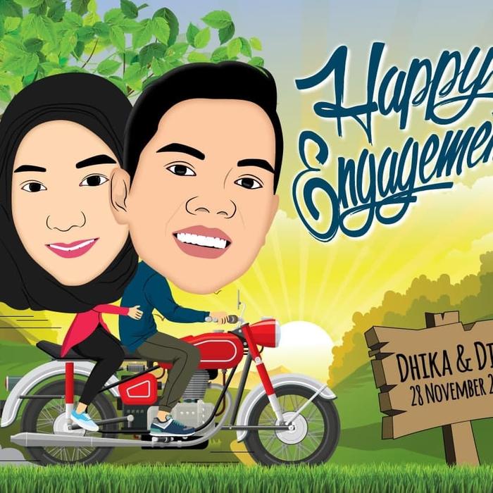 Jual Karikatur Digital & Vector Muka 1 kepala & 2 kepala - Jakarta Barat - ratu-shopping | Tokopedia