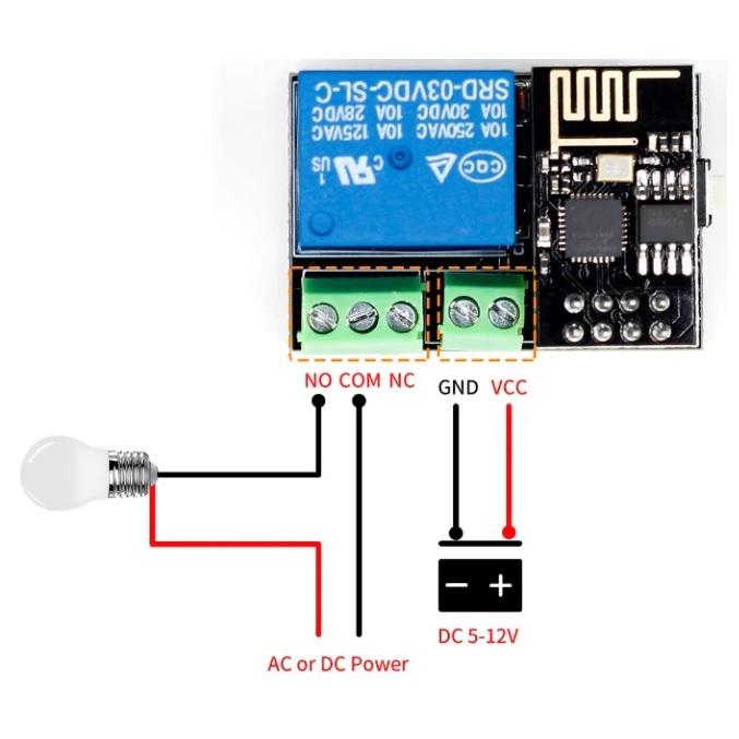 Jual ESP8266 ESP-01S 5V WiFi Relay Module Smart Home Remote Control PO ...