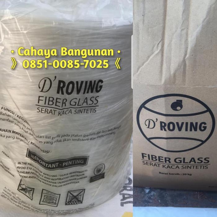Jual D Roving Serat Fiber Glass Bahan Pembuat Cetakan Lis Gypsum Gipsum ...