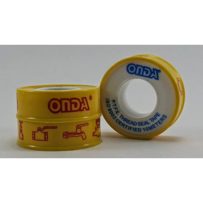 Jual Sealtape ONDA 10m/Seal Tape ONDA/Isolasi Pipa/Isolasi Kran Air ...