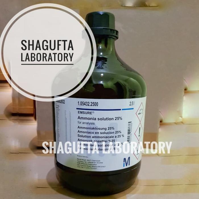 Promo Ammonia Solution 25% Pro Analis Merck 105432 2.5L / Larutan Amonia - Kab. Bandung ...
