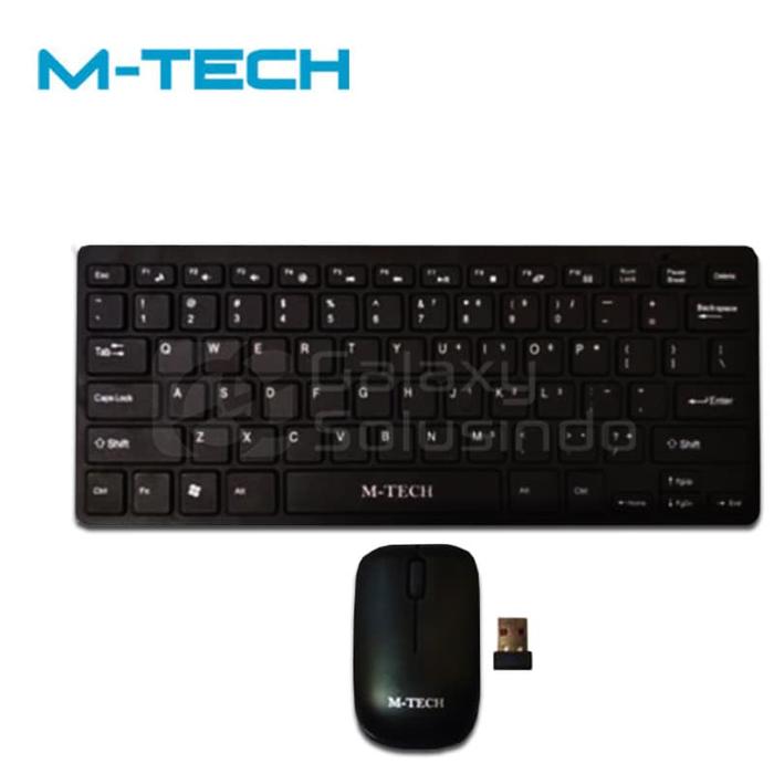 Jual M15 Keyboard Mini Slim Wireless Mouse MTech STK-03 M-Tech STK03 ...