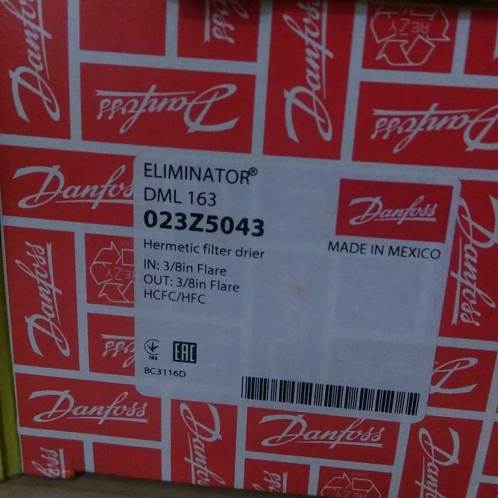 Jual Filter Drier Danfoss DML 163 3/8 inch - Jakarta Utara ...