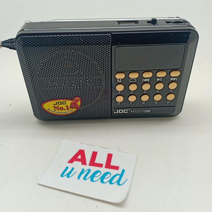 Jual Speaker Mp3 Joc H1011 Usb - Radio Untuk Murotal- Radio Fm Portable ...