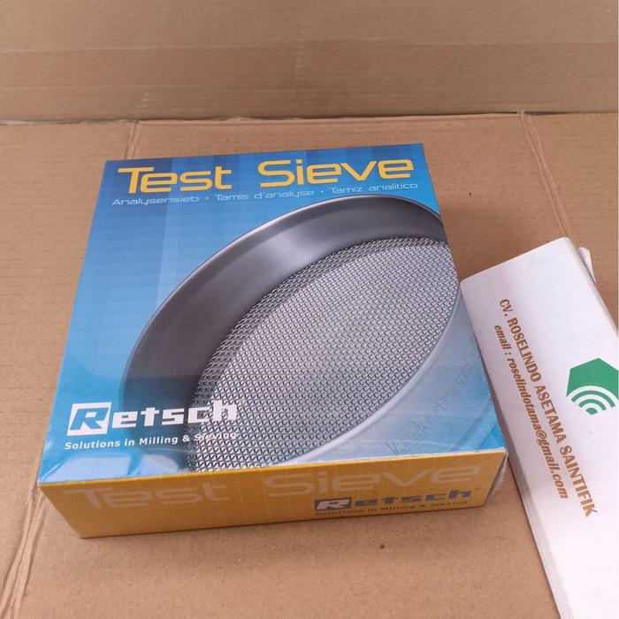 Jual RETSCH Test Sieve Mesh 45 Size 355 Micron Ayakan Dia 8x2 inch ...
