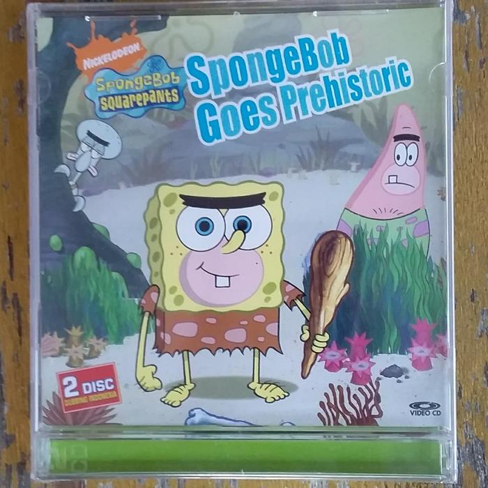 Jual VCD ORIGINAL FILM SPONGEBOB SQUAREPANTS SPONGEBOB GOES PREHISTORIC ...