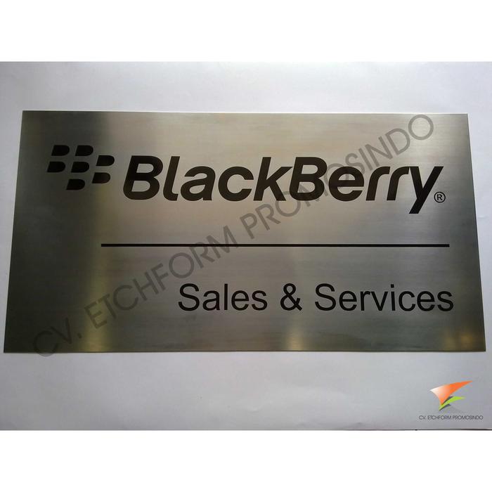 Jual Name Plate / Panel Plate - Stainless Steel 430 1mm (Paket Hemat ...