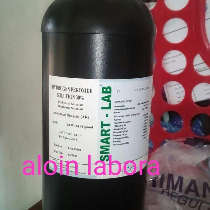 Jual Hidrogen Peroksida Pro Analisis Smartlab /Hydrogen Peroxide 30 % ...