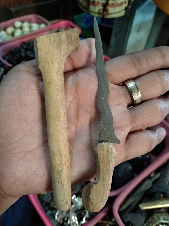 Jual Keris Pandawa mini lengkap warangka kayu FA0181 - Kab. Jepara ...
