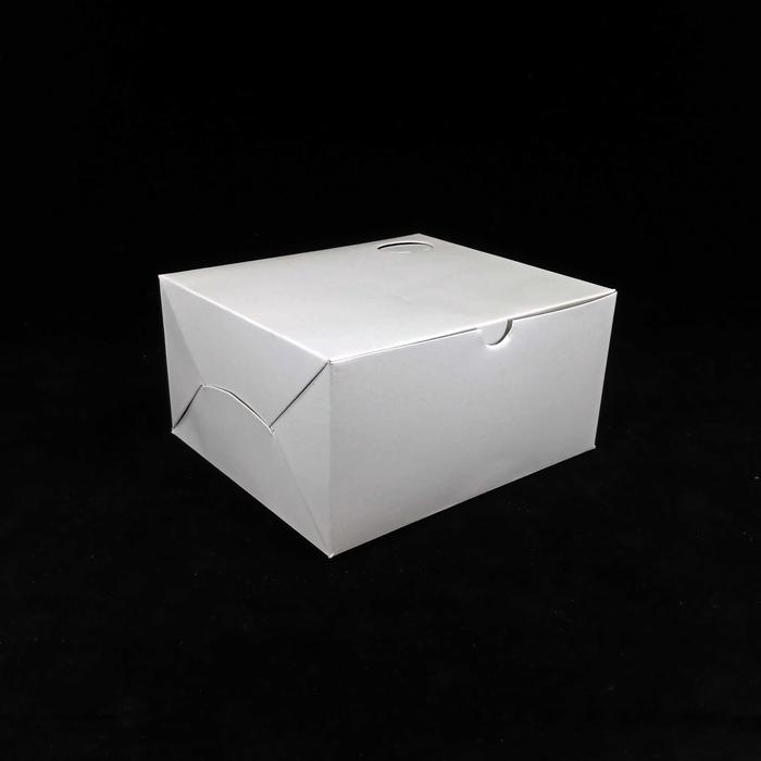 Promo KOTAK KUE - SNACK BOX - DUS KEMASAN MAKANAN - UK 12X14 - POLOS ...