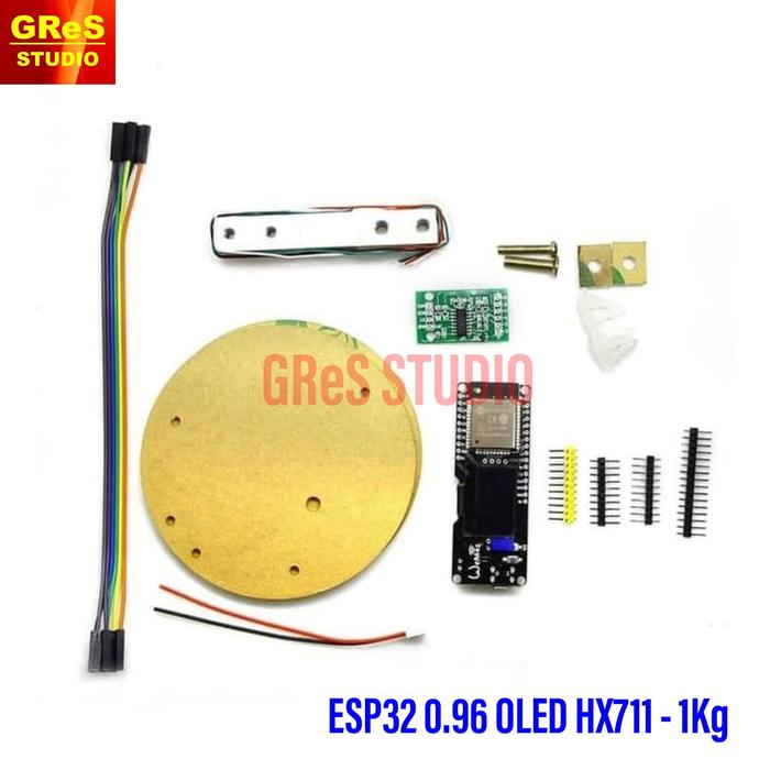 Jual Esp32 0 96 Oled Hx711 Digital Load Cell Weight Sensor Module 1kg